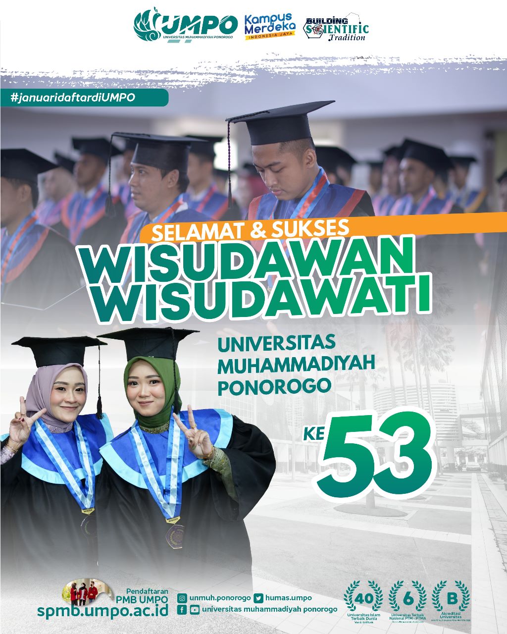 Wisuda Diploma, Sarjana dan Pascasarjana ke 53 tahun 2022 – Fakultas ... Wisuda Diploma, Sarjana dan Pascasarjana ke 53 tahun 2022 – Fakultas ...